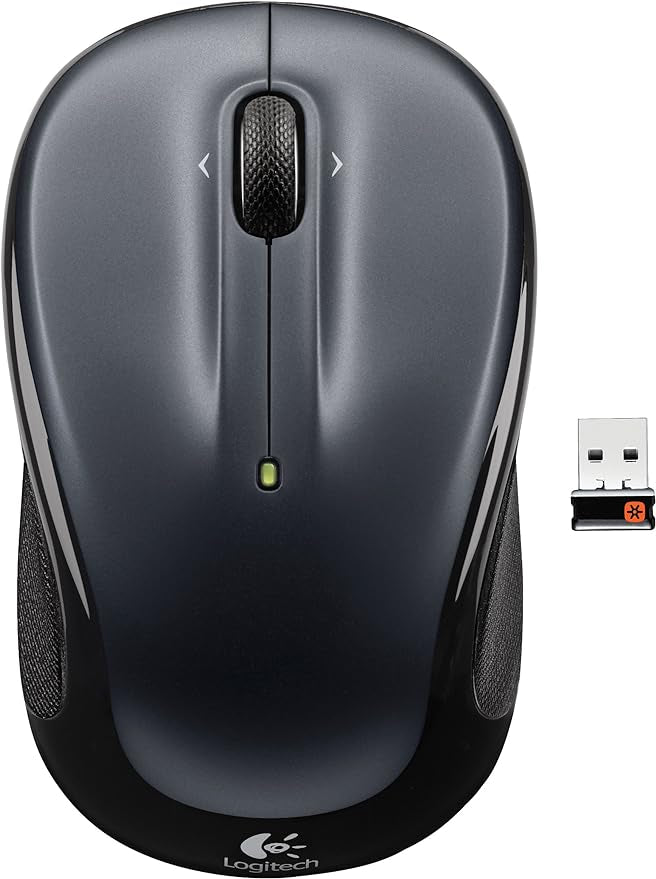 Logitech - Mouse M25 (Dark Silver)