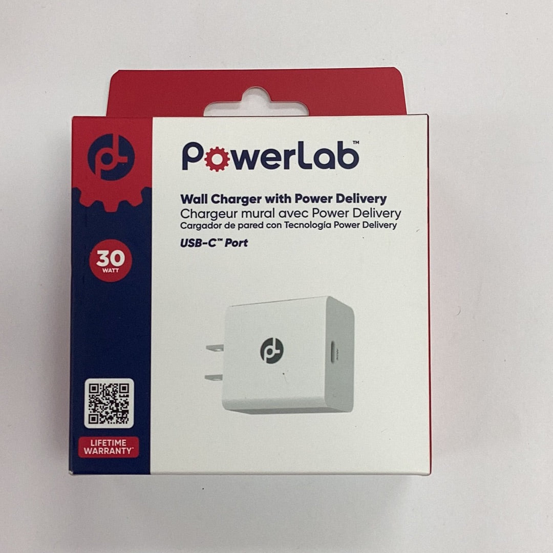 PowerLab - 30W Usb-C Wall Charger